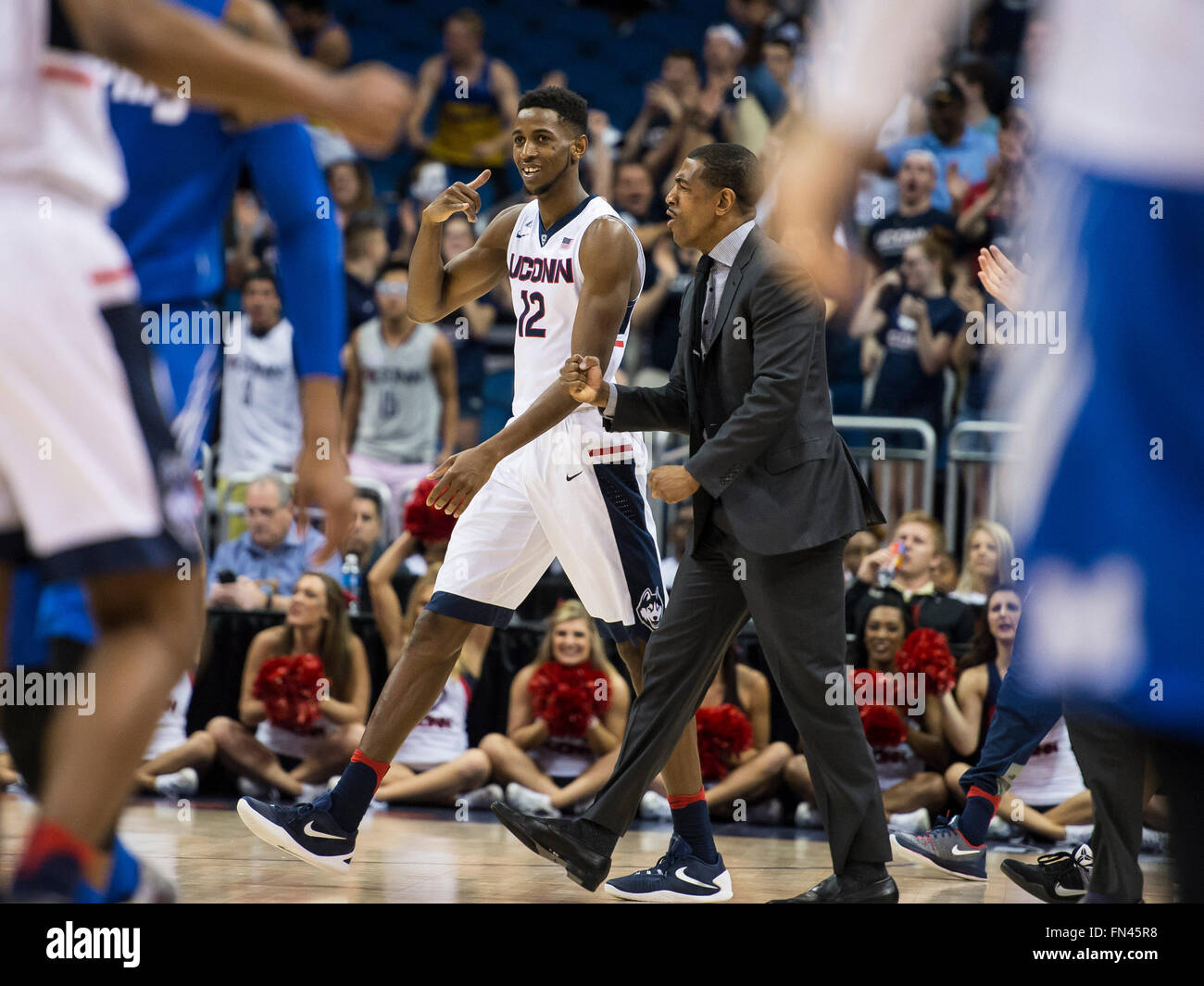 Orlando, FL, USA. 13th Mar, 2016. Connecticut forward Kentan Facey (12 ...
