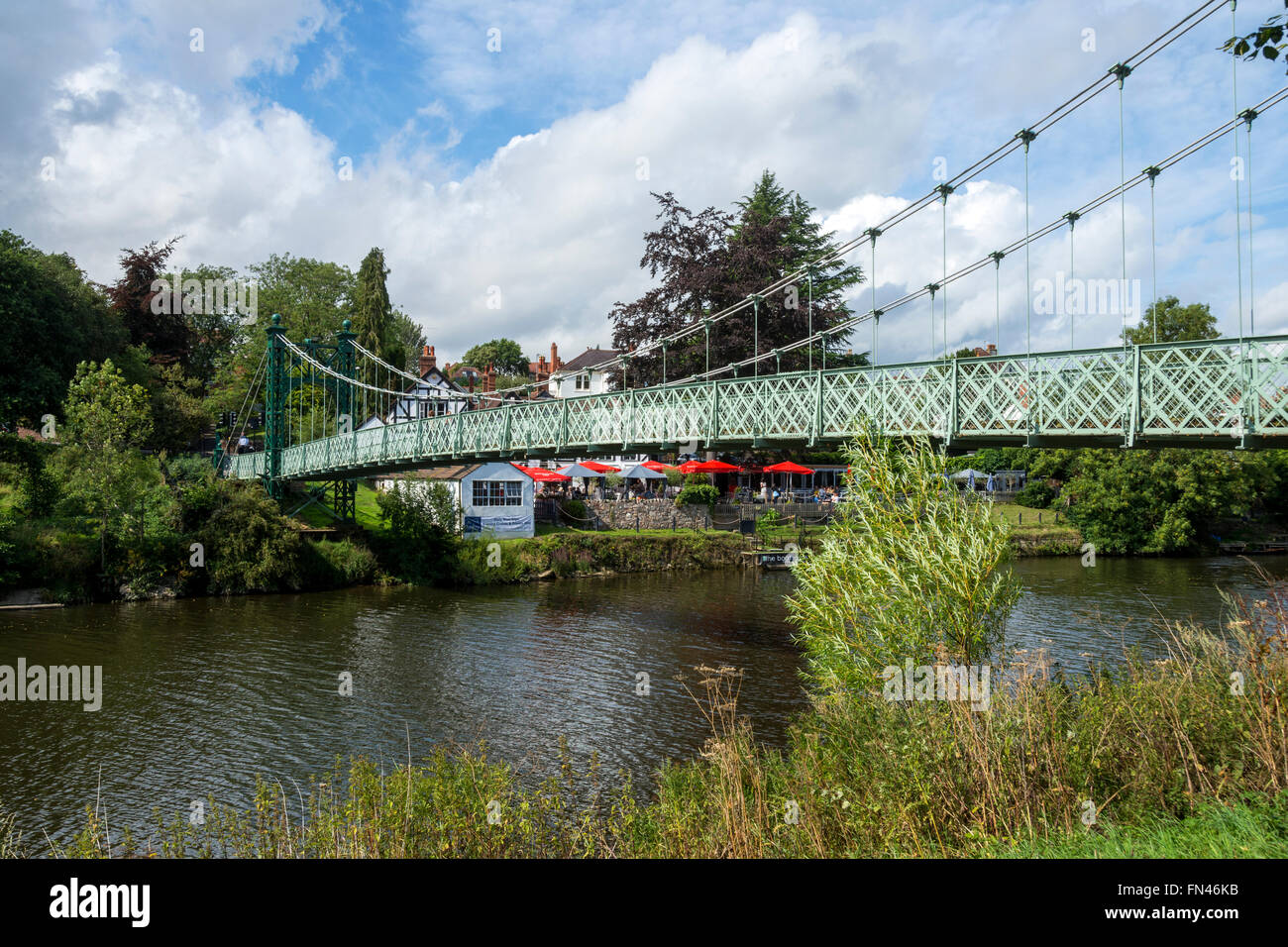Bridge footbridge river hi-res stock photography and images - Alamy