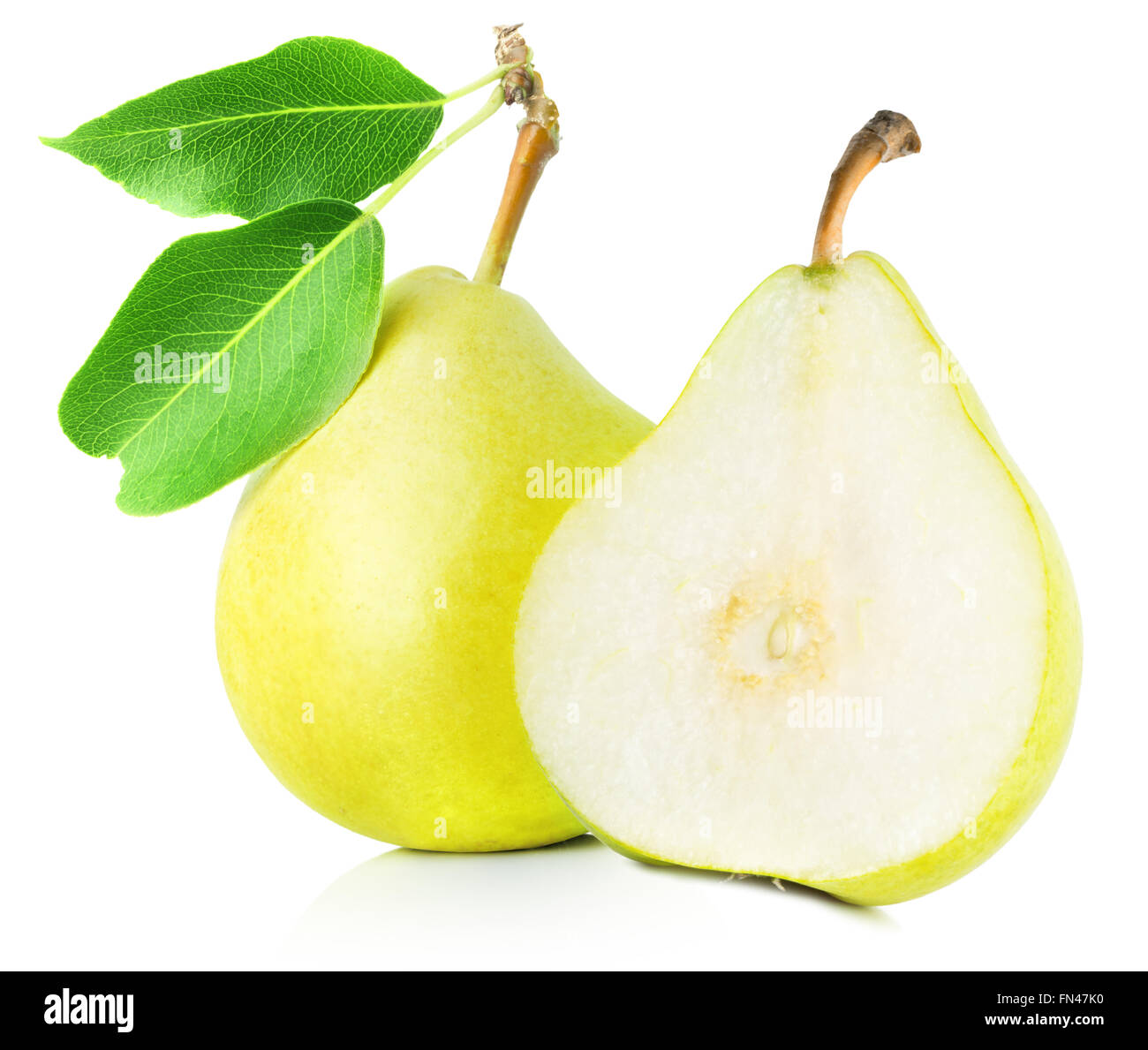pears isolated on white background Stock Photo - Alamy