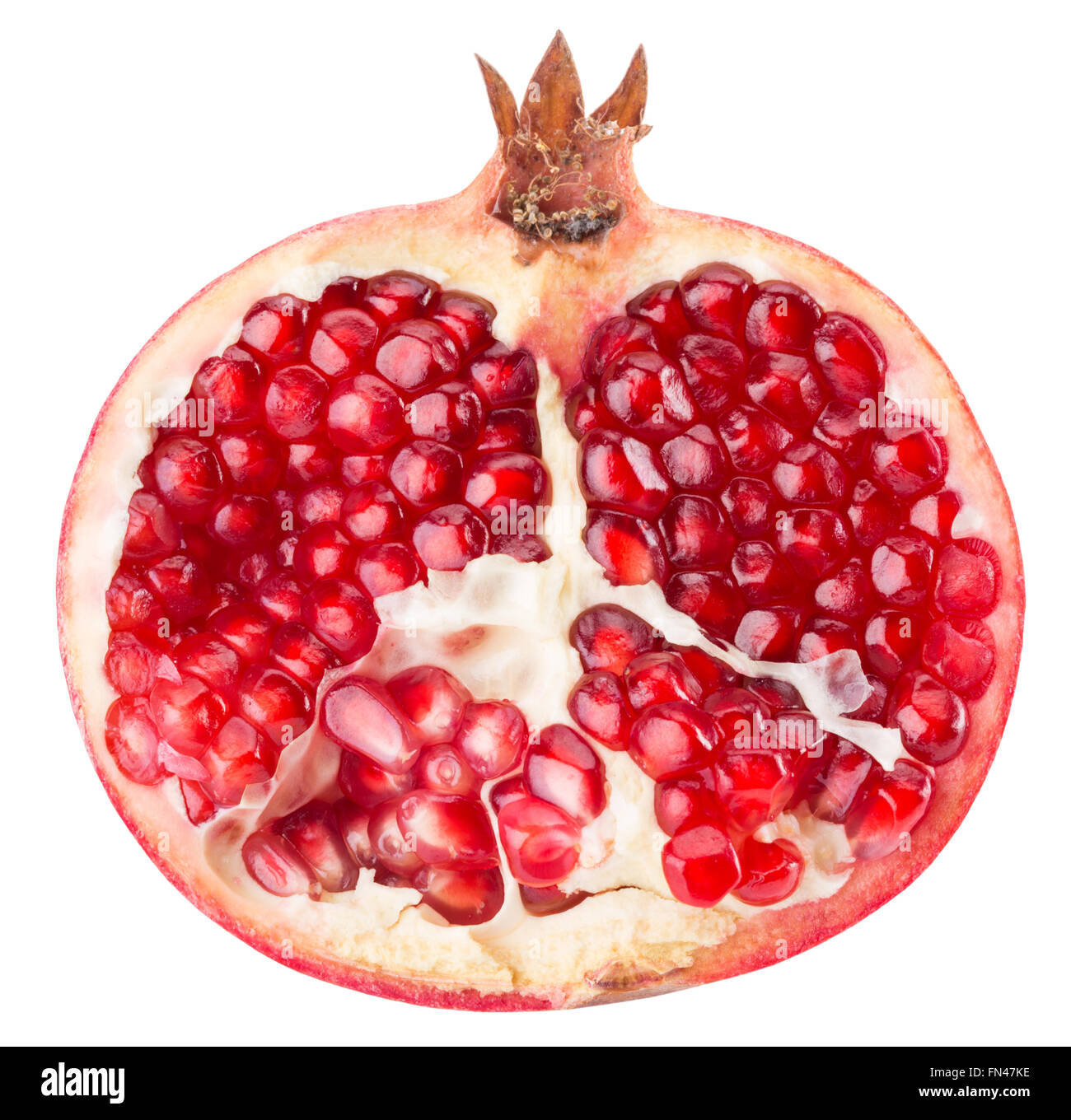 pomegranate isolated on the white background Stock Photo - Alamy