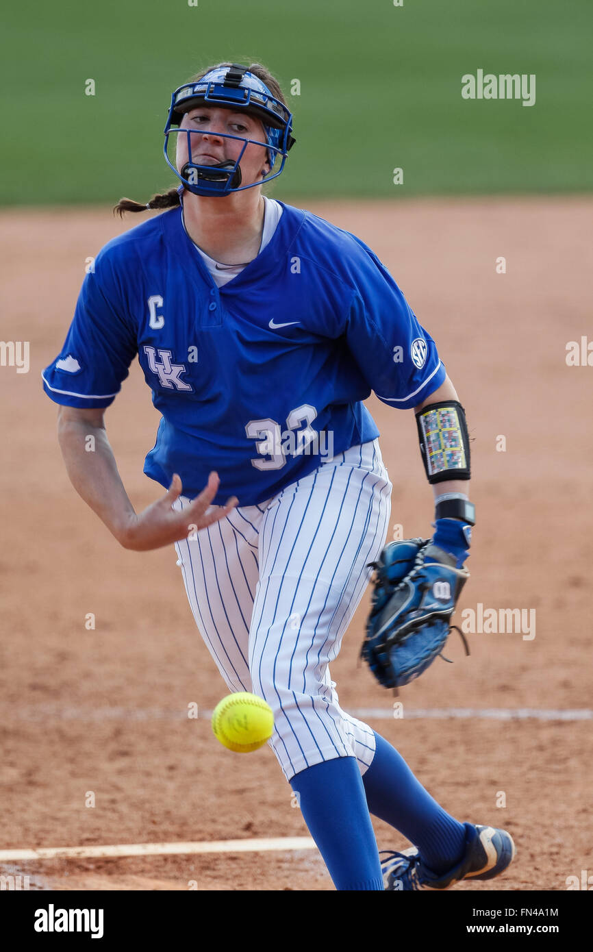 Columbia, SC, USA. 13th Mar, 2016. Kelsey Nunley (33) of the Kentucky ...