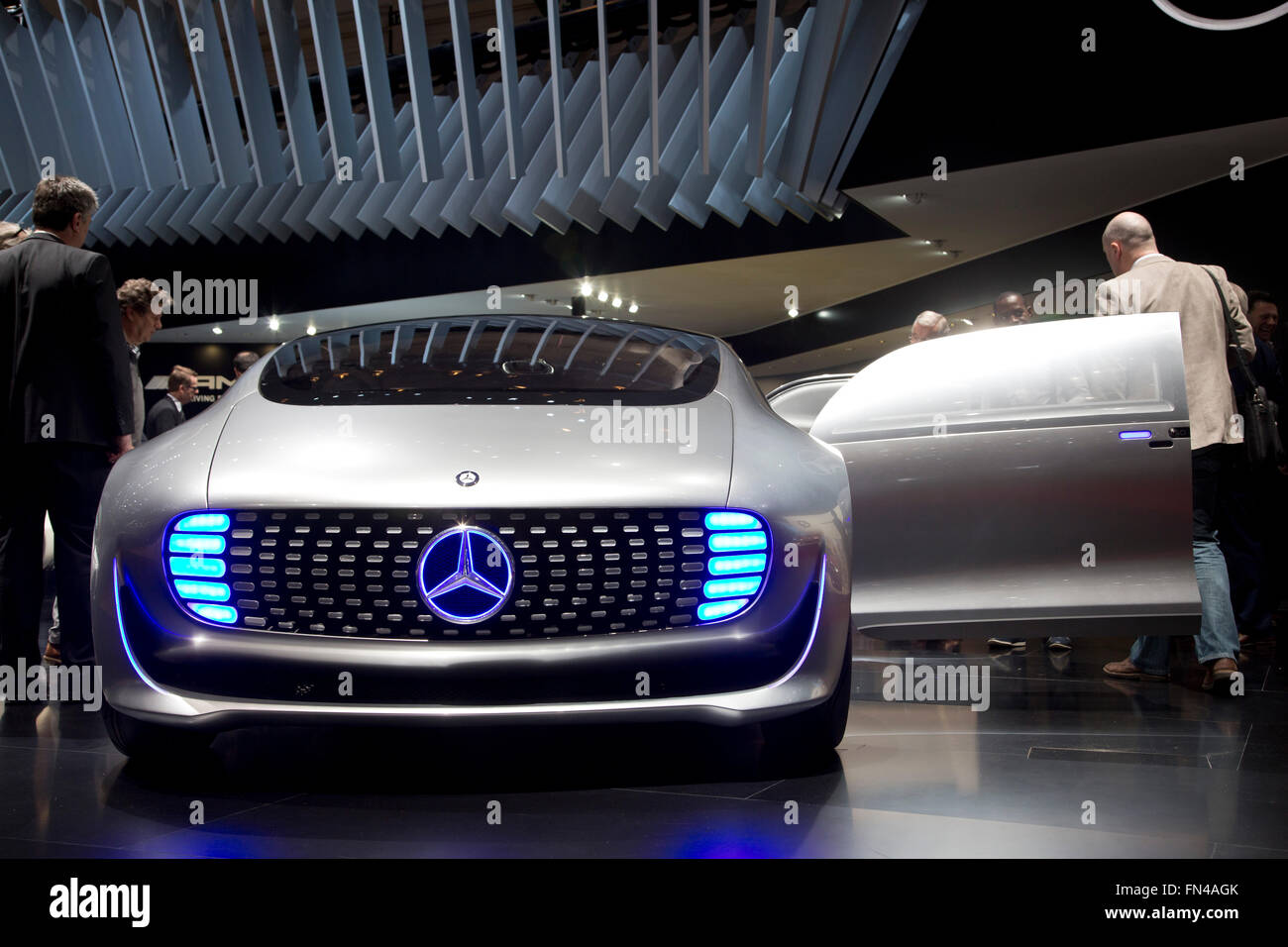 Mercedes-Benz F015 Autonomous Car Concept at the Geneva Motor Show 2016 ...