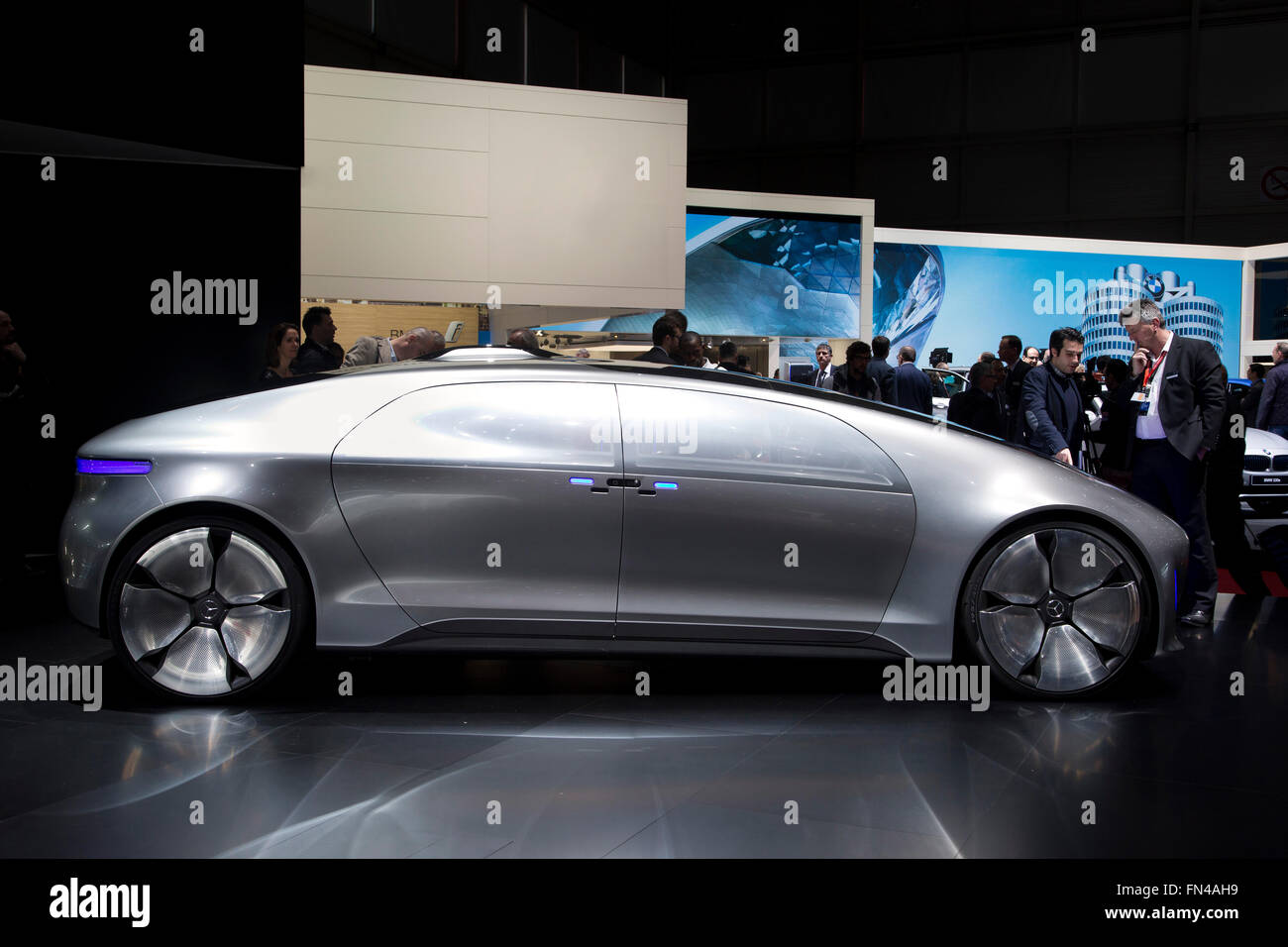 Mercedes-Benz F015 Autonomous Car Concept at the Geneva Motor Show 2016 ...