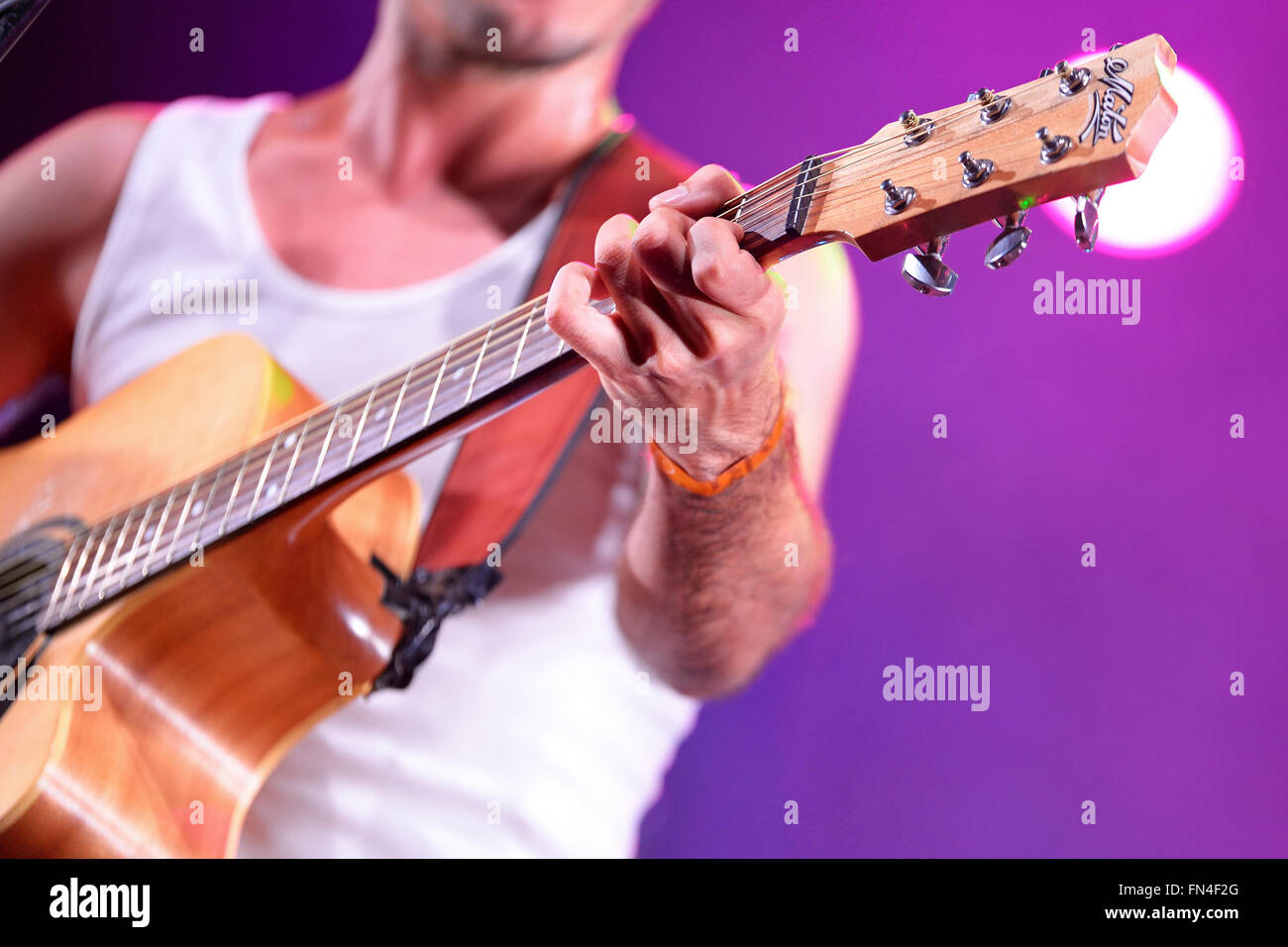 BILBAO, SPAIN - NOV 01: La Moda (band) live music show at Bime Festival ...