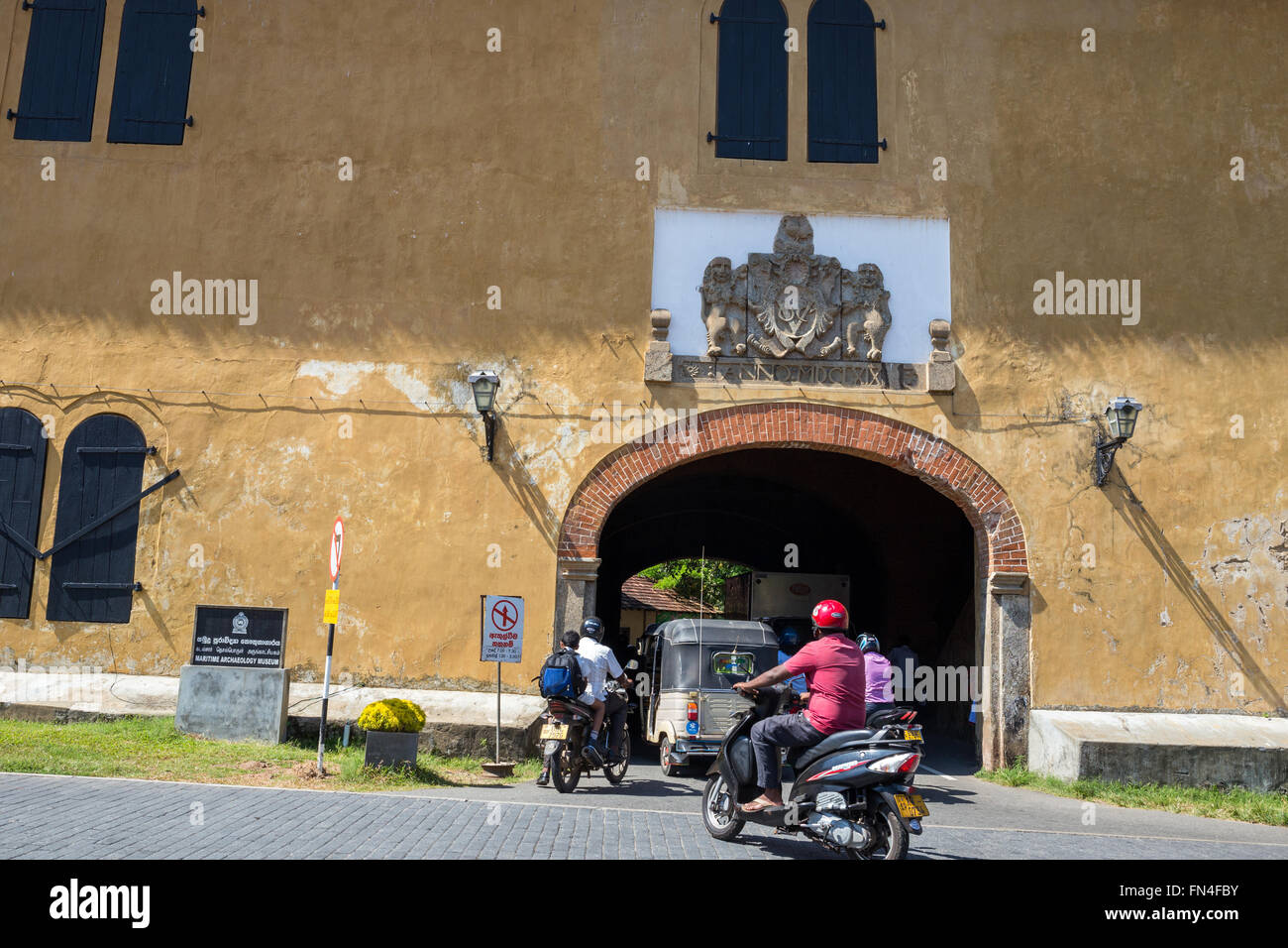 Galle Fort gate in Sri Lanka Stock Photo - Alamy