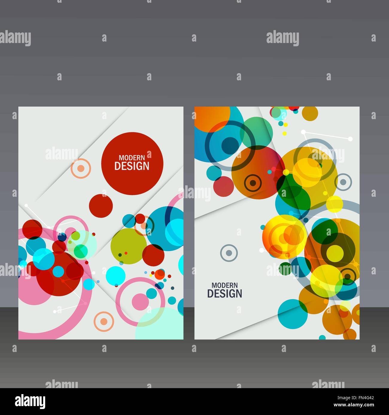 Abstract geometric image. Set in beautiful design pieces. A4 format ...