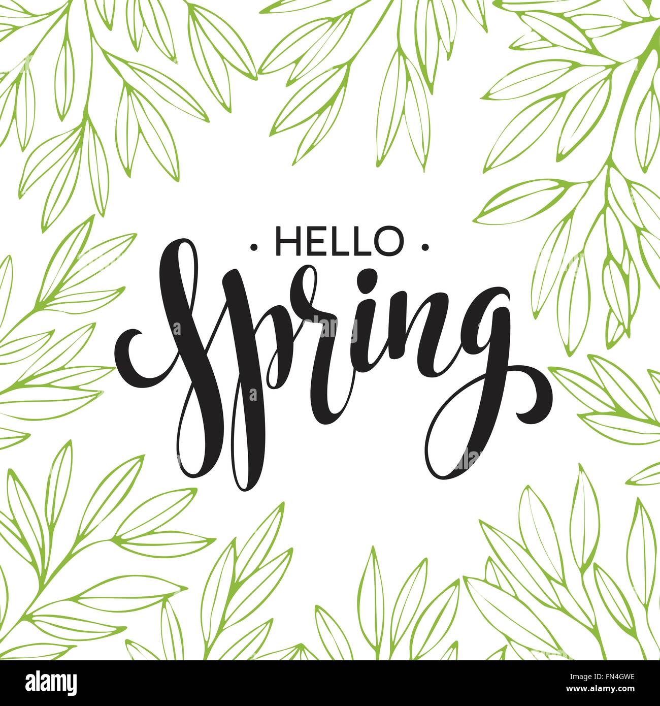 Heloo Summer brush lettering on the cloud background. Vector ...