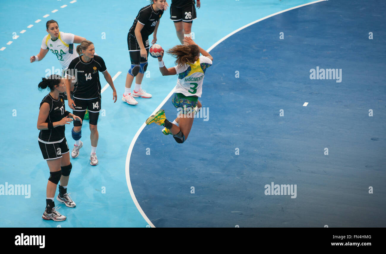 Womens Handball at Copper Box Arena at Olympics,London,2012,England,UK ...