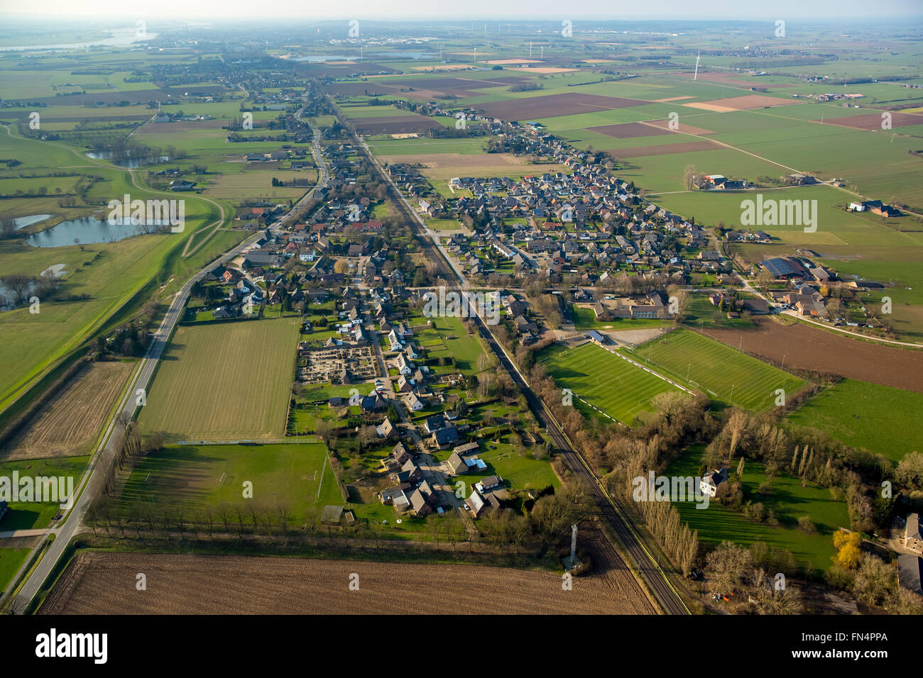 Betuwe Line, Güterfen routes, aerial view, railways history Betuwe Line ...