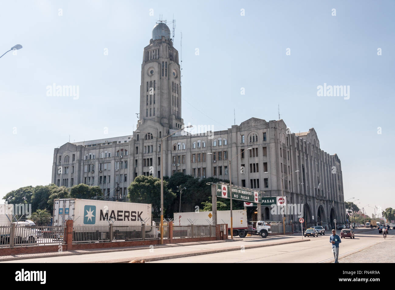 Historical Aduana Building Facade Montevideo Uruguay Stock Photo - Alamy