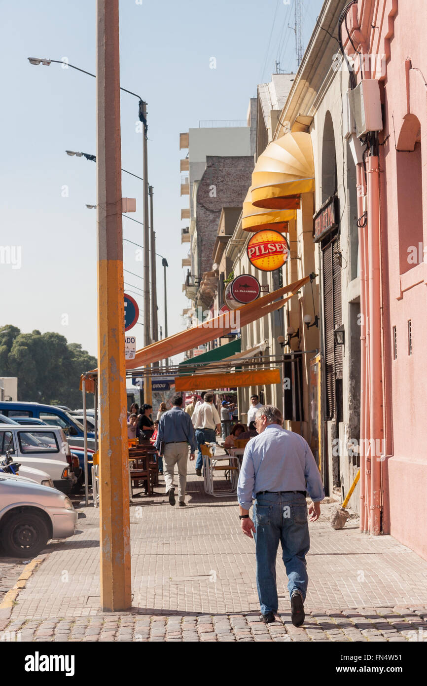 Typical Street Montevideo Uruguay Stock Photo - Alamy
