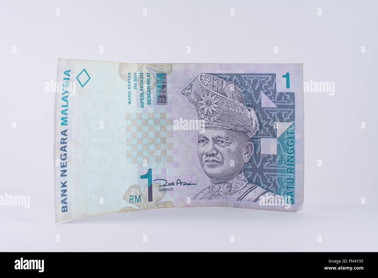 Money Currency Malaysian Banknote 1 Ringgit Stock Photo - Alamy