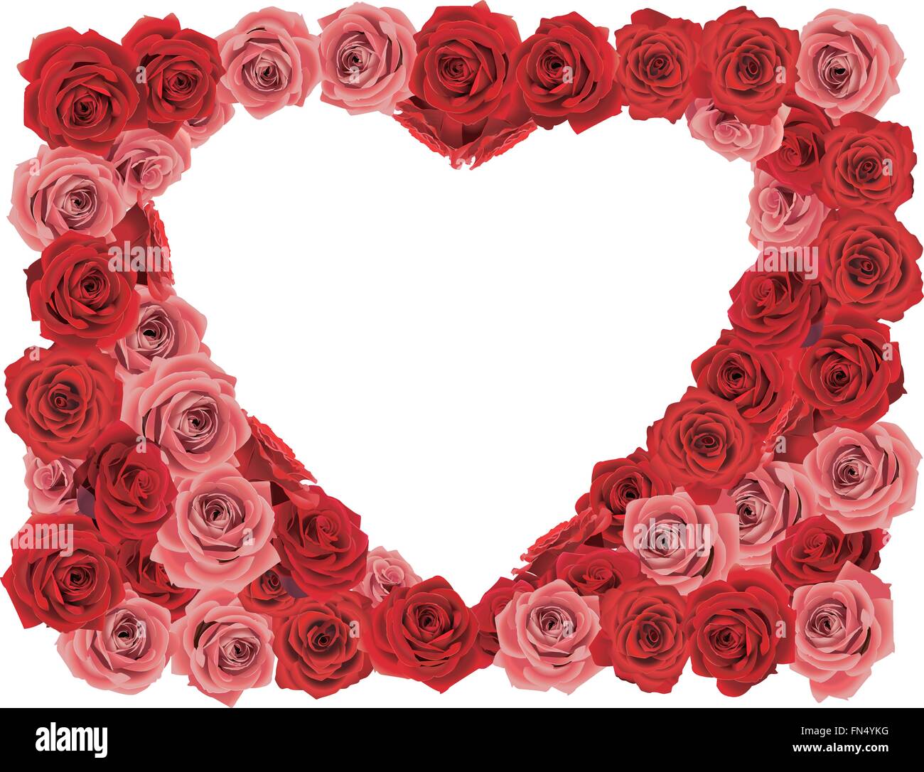 Rose photo frame Stock Vector Image & Art - Alamy