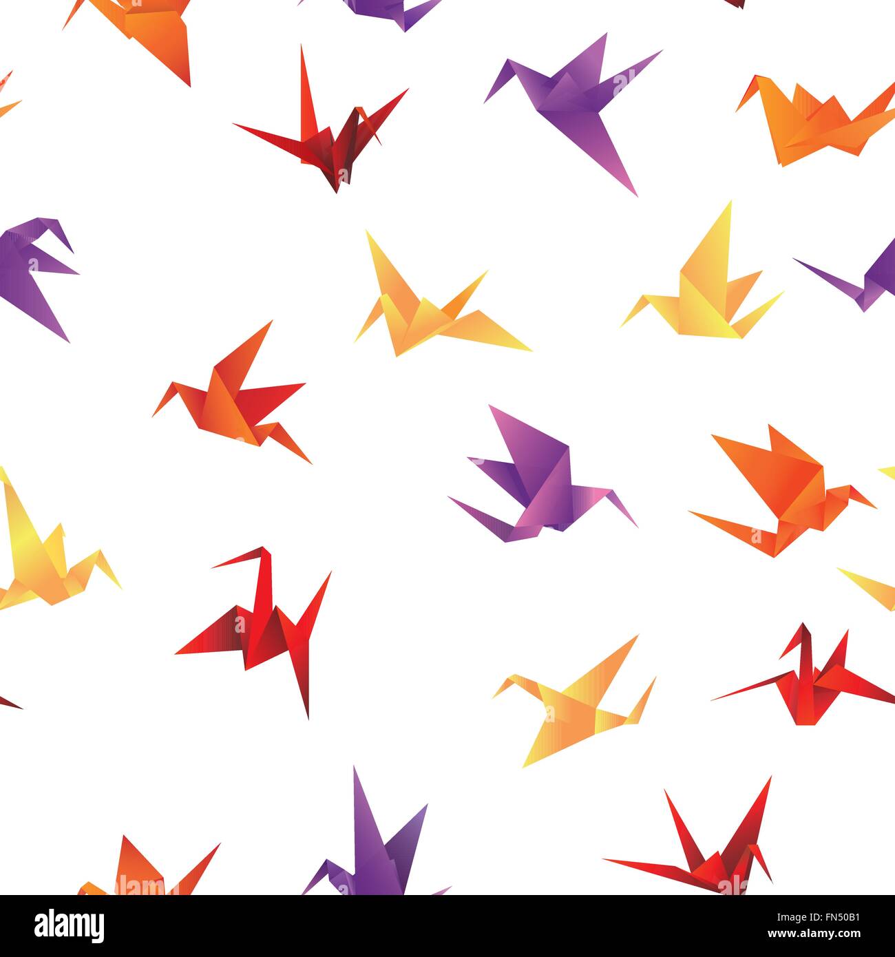 seamless paper bird background Stock Vector Image & Art - Alamy