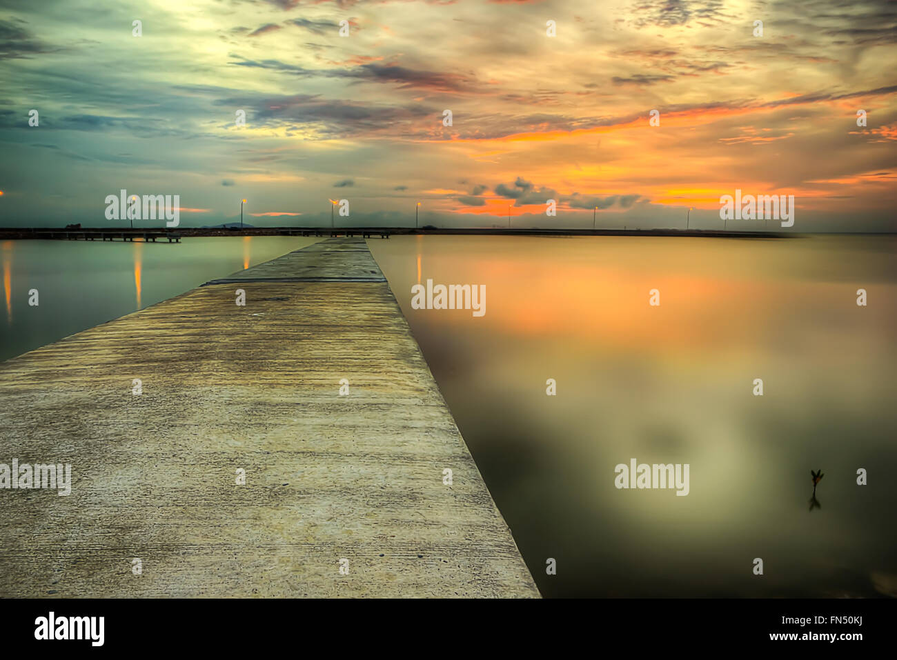 sunset and sunrise view Stock Photo - Alamy