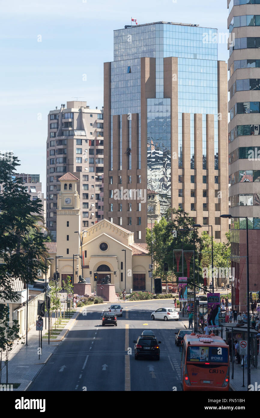 Modern Buildings Santiago do Chile Stock Photo - Alamy
