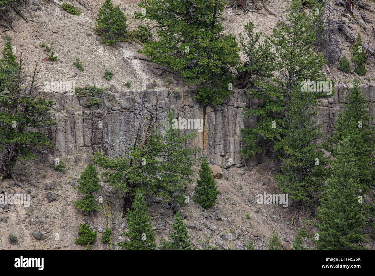 Basalt cliffs in yellowstone hi-res stock photography and images - Alamy