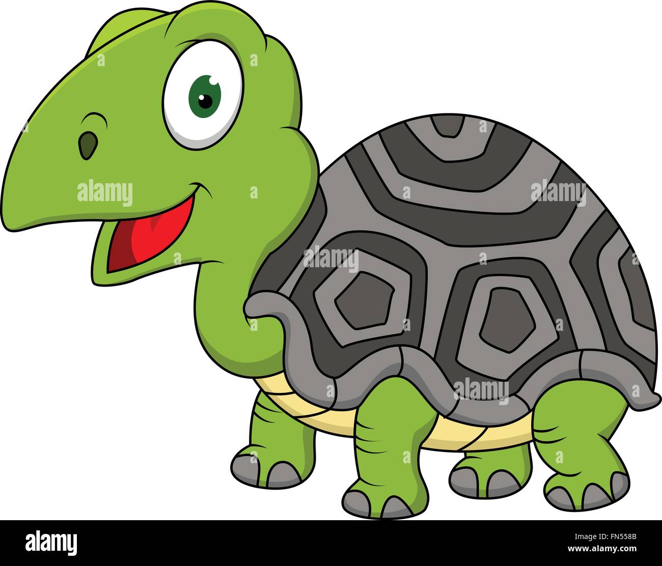 Funny turtle cartoon Stock Vector Image & Art - Alamy