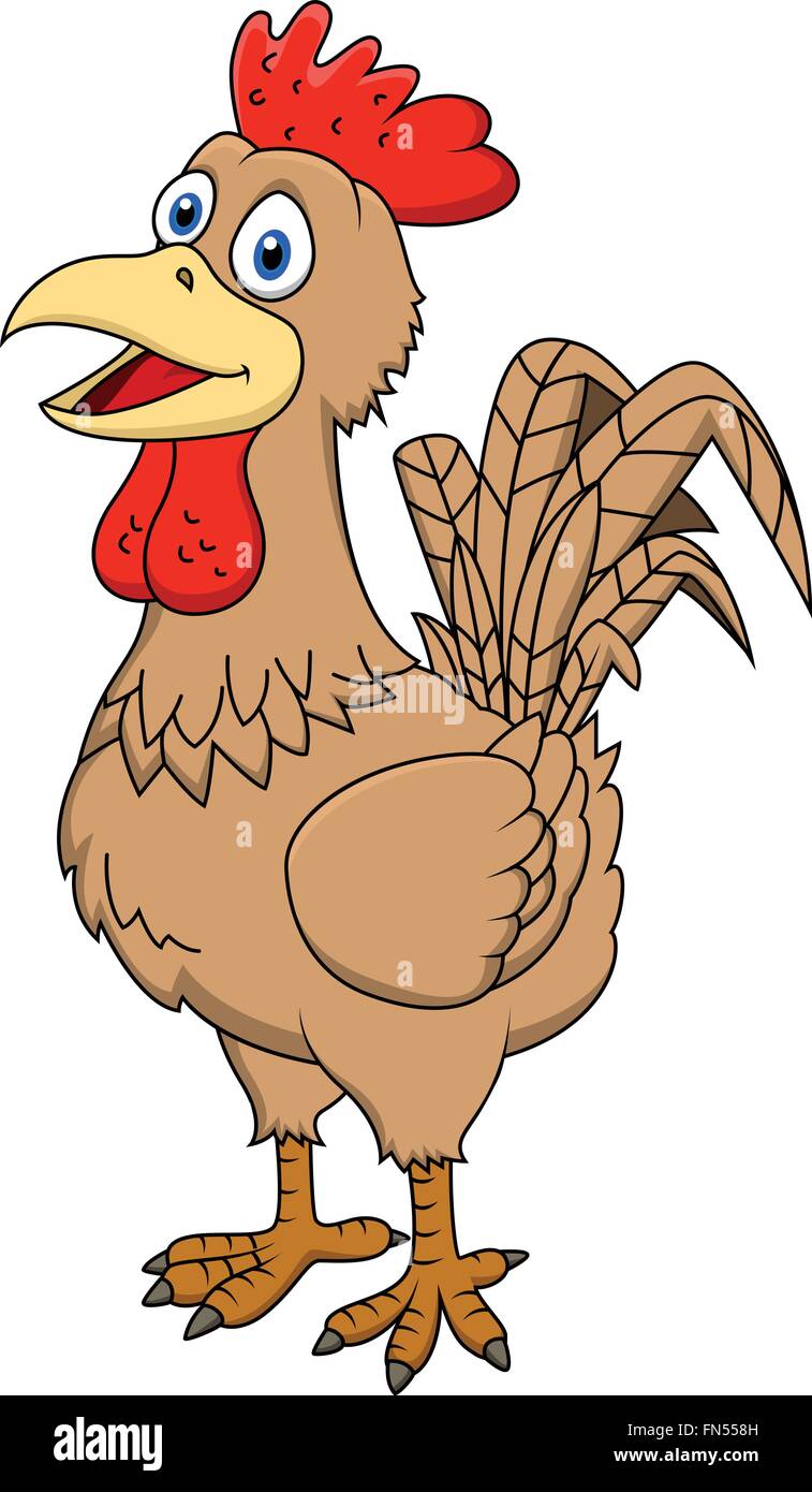 Rooster cartoon hi-res stock photography and images - Alamy
