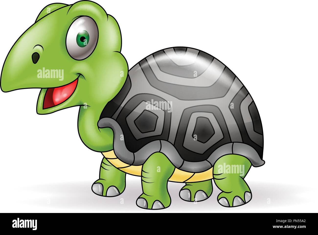 Happy turtle cartoon Stock Vector Image & Art - Alamy