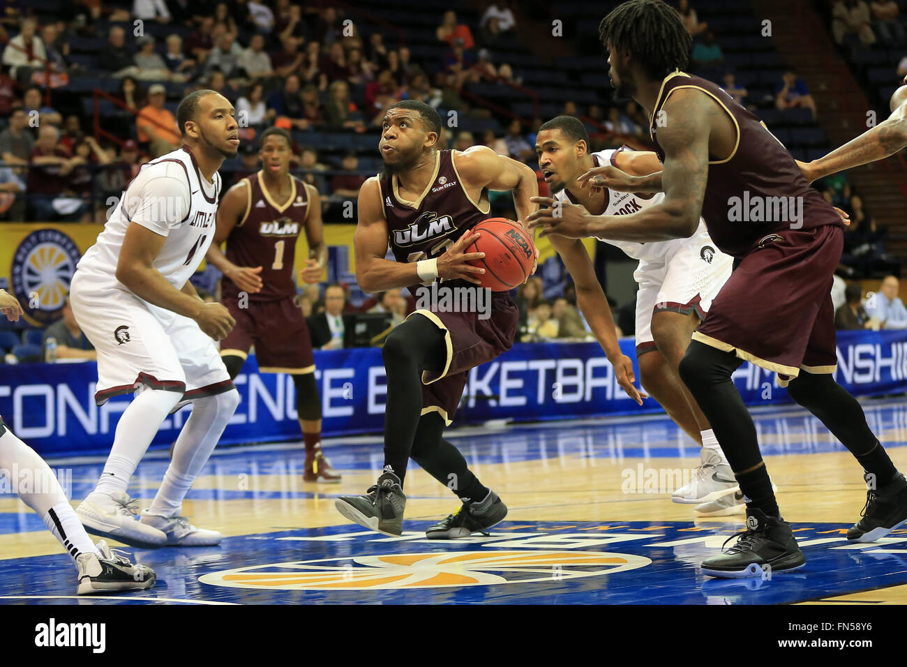 New Orleans, Louisiana, USA. 13th Mar, 2016. Louisiana Monroe Warhawks ...