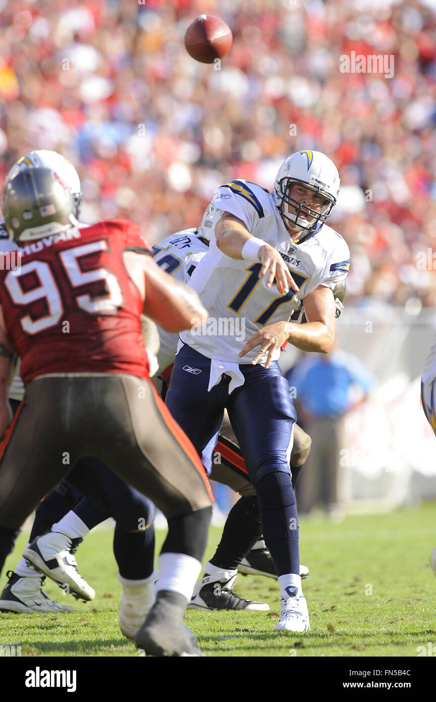 Tampa, Fla, USA. 21st Dec, 2008. San Diego Chargers quarterback Philip ...
