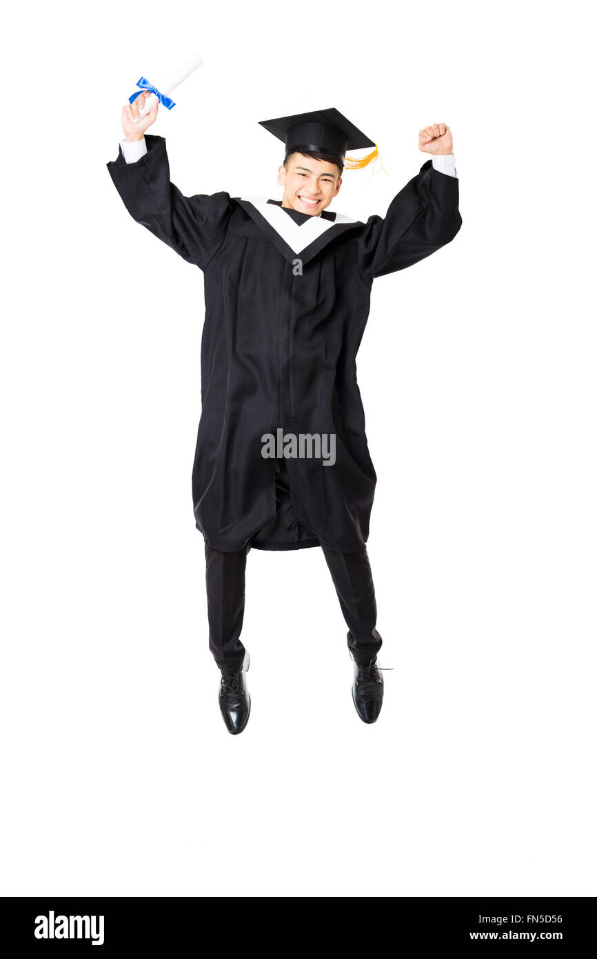 Happy student diploma celebrating graduation Cut Out Stock Images ...