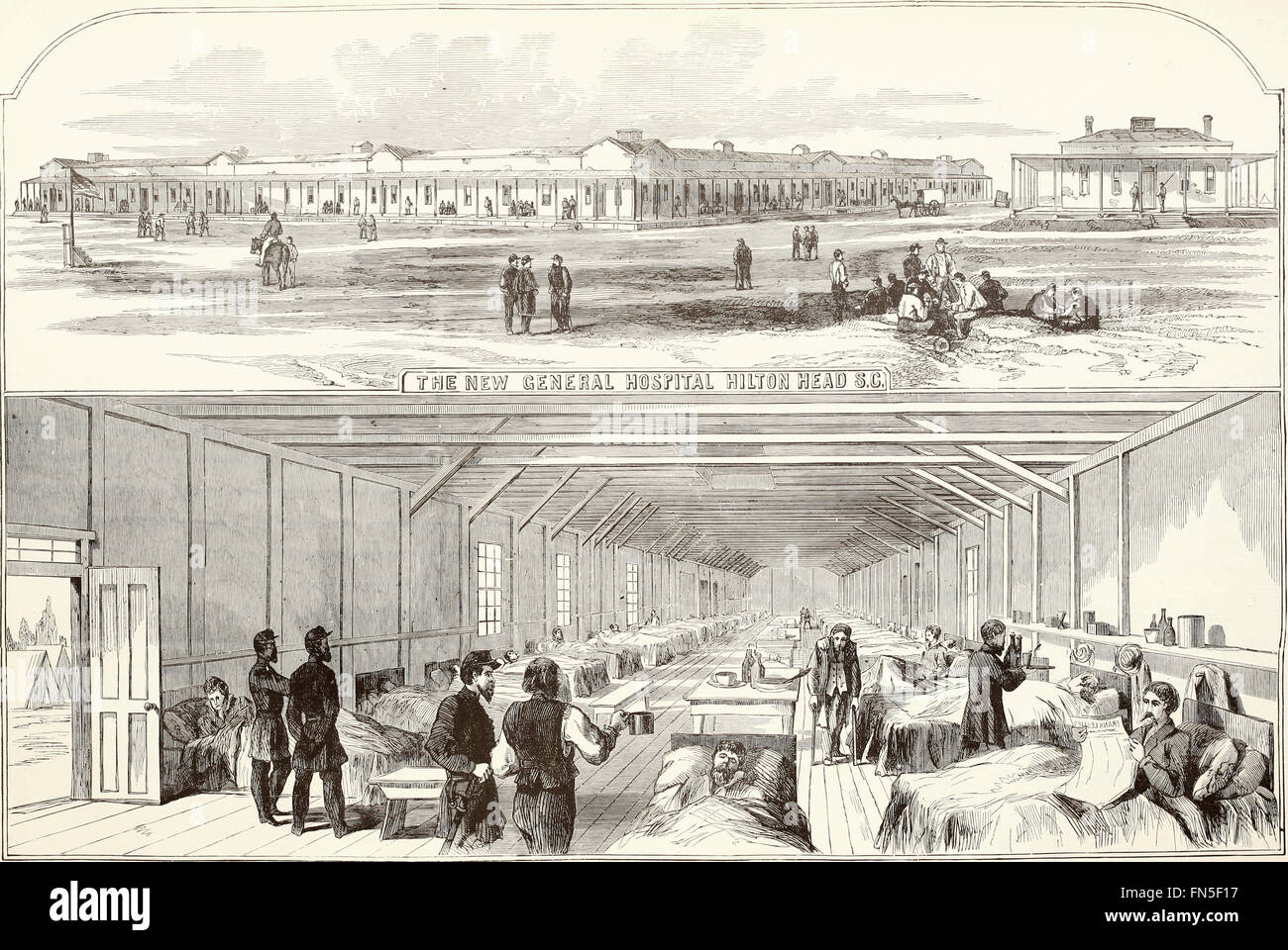 American civil war hospital hi-res stock photography and images - Alamy