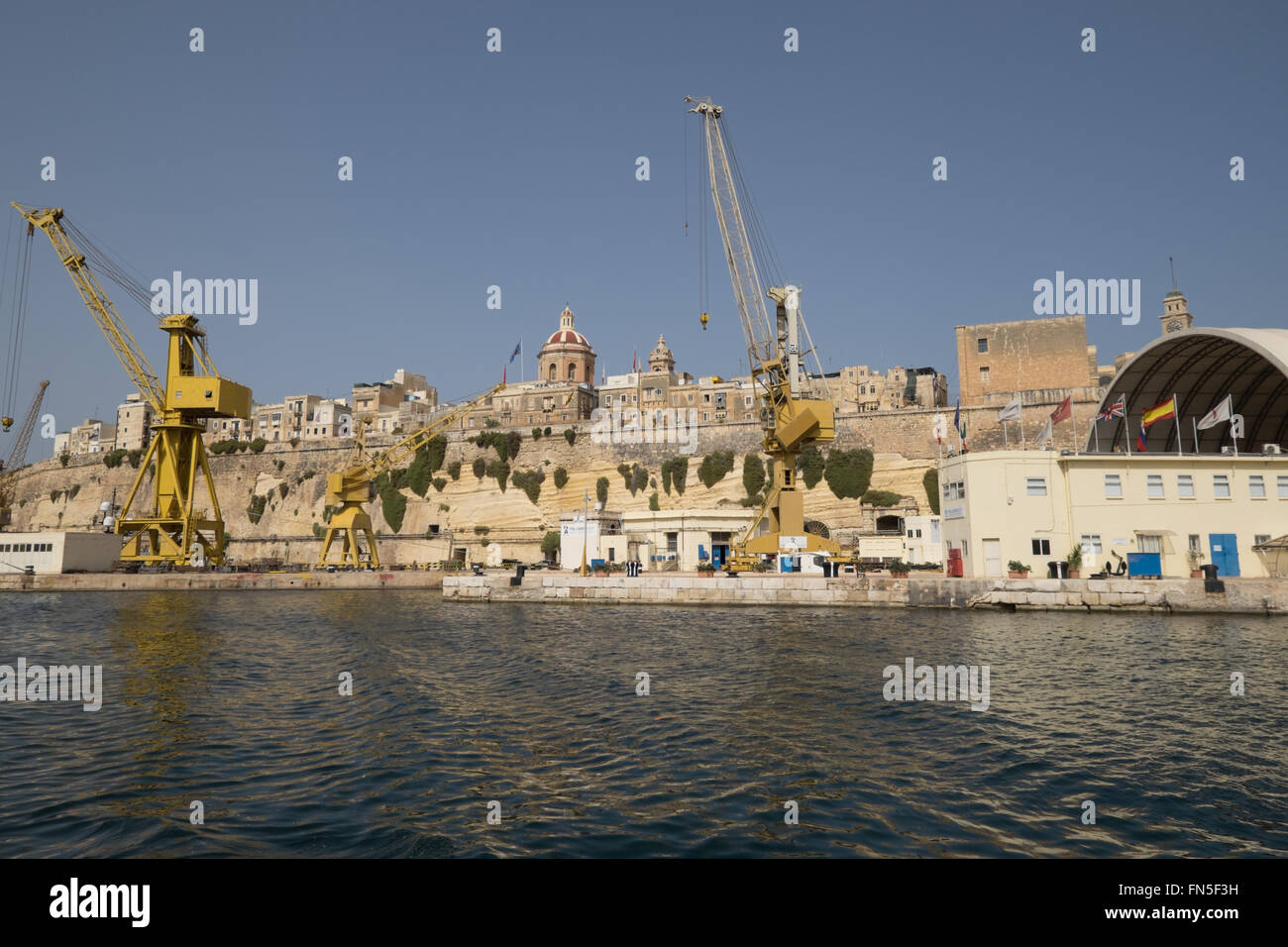 Docks at French Creek,Bormla,Malta Stock Photo - Alamy