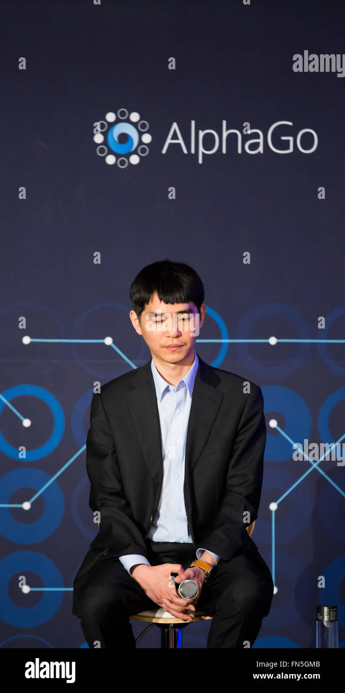 Lee Se-dol, Mar 12, 2016 : South Korean Go master Lee Se-dol attends a ...