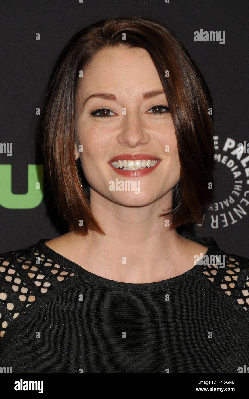 Hollywood, CA, USA. 13th Mar, 2016. Chyler Leigh. 33rd Annual PaleyFest ...