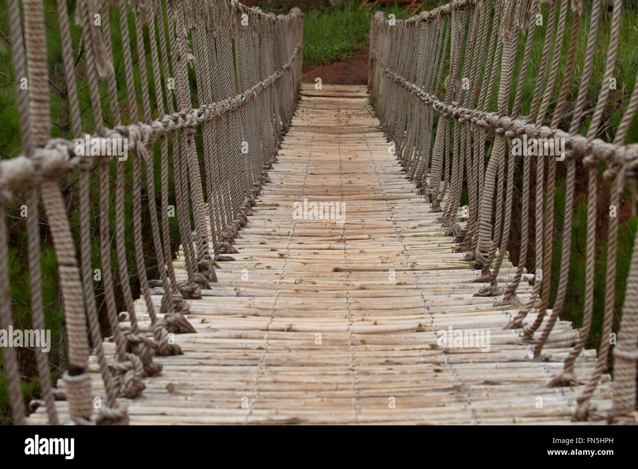 Wire rope bridge hi-res stock photography and images - Alamy