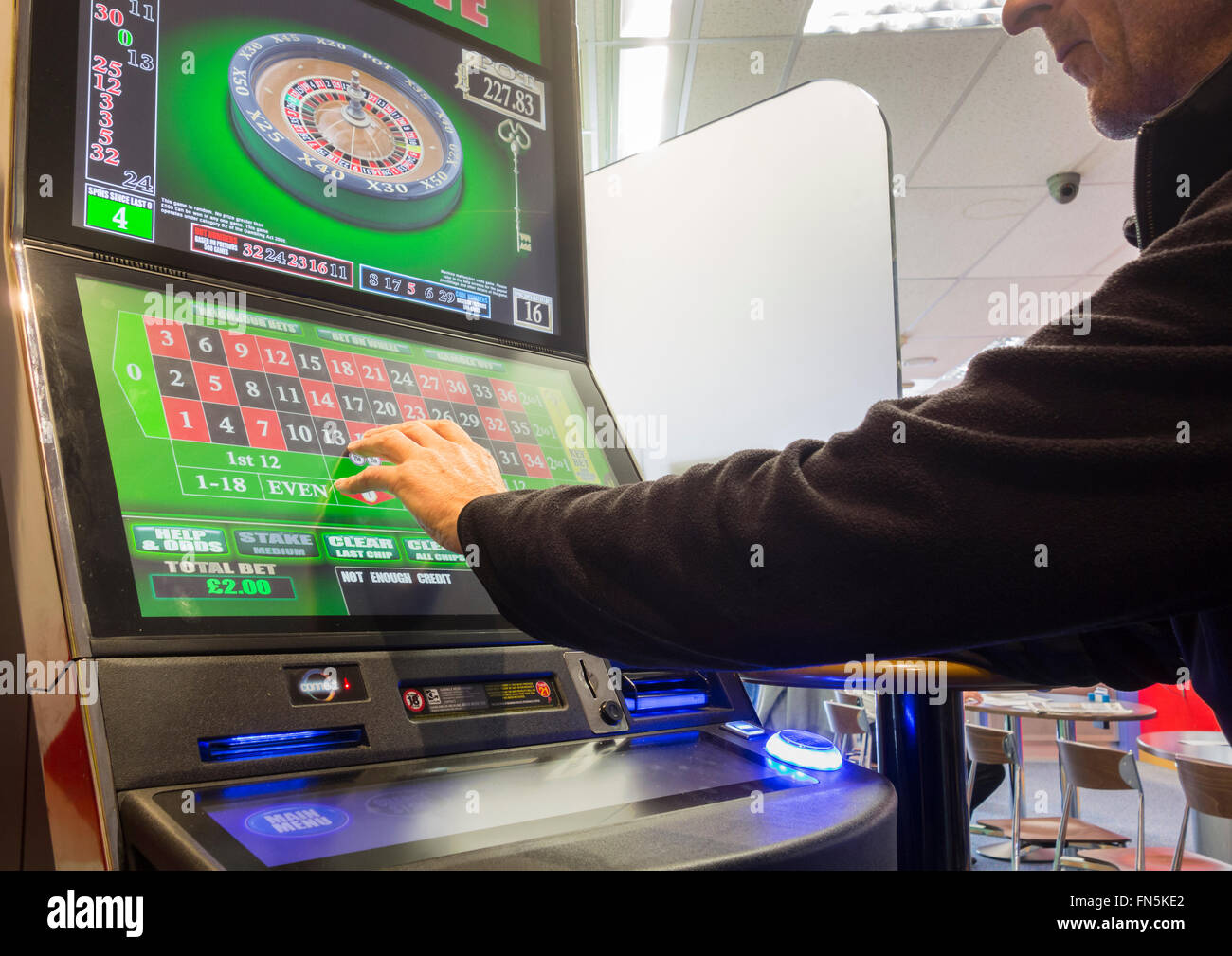 Fixed odds machine bookmaker hi-res stock photography and images - Alamy