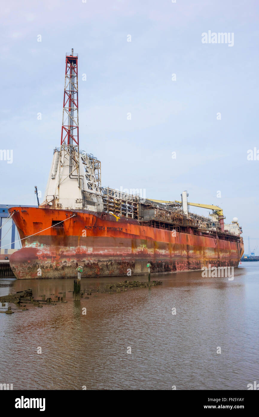 North Sea Producer offshore oil production system used in the ...