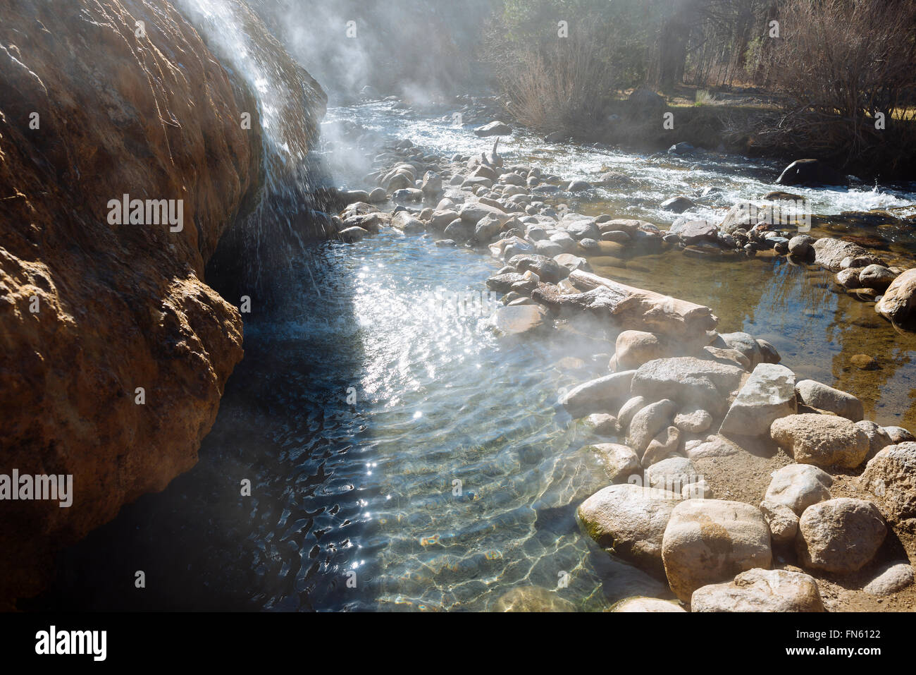 Buckeye Hot Springs near Bridgeport, California Stock Photo - Alamy