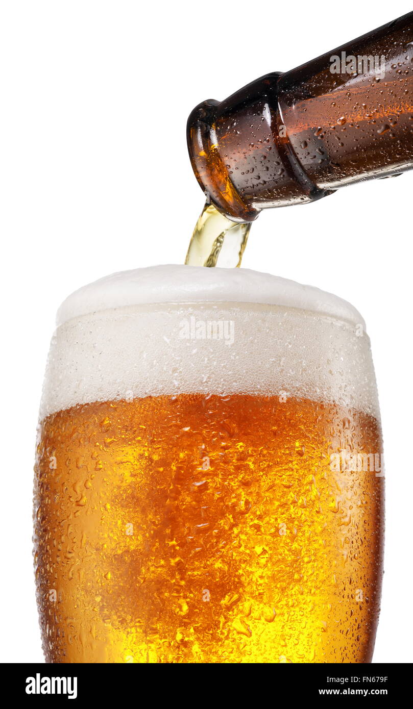 Beer pouring into glass High Resolution Stock Photography and Images ...