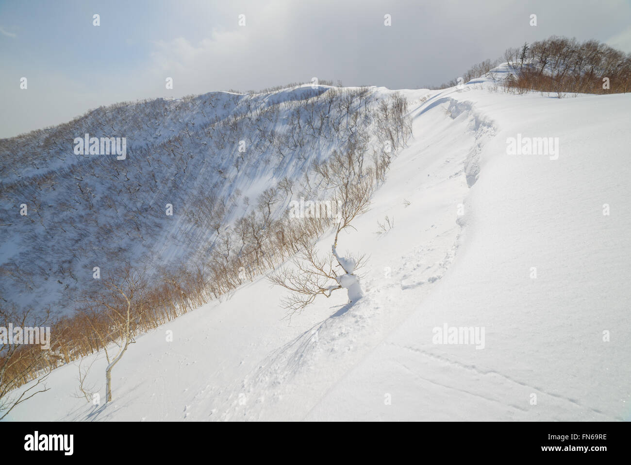 Winter in the mountains, Sakhalin Island, Russia Stock Photo - Alamy