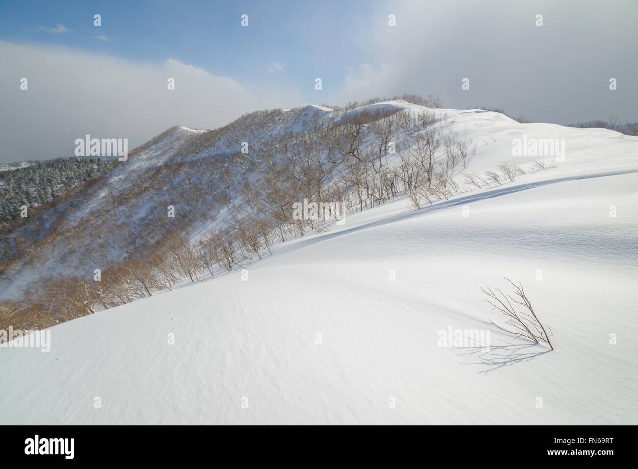 Winter in the mountains, Sakhalin Island, Russia Stock Photo - Alamy