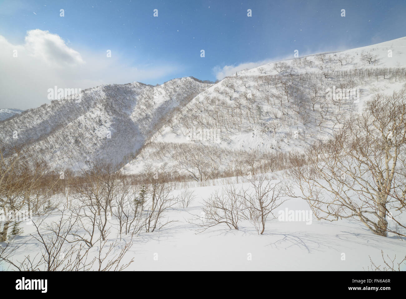 Winter in the mountains, Sakhalin Island, Russia Stock Photo - Alamy
