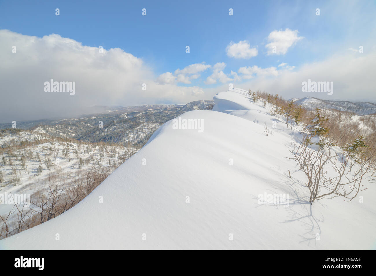 Winter in the mountains, Sakhalin Island, Russia Stock Photo - Alamy
