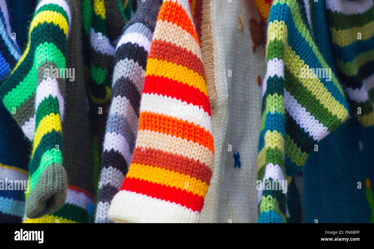 Fabric background with many colors Stock Photo - Alamy