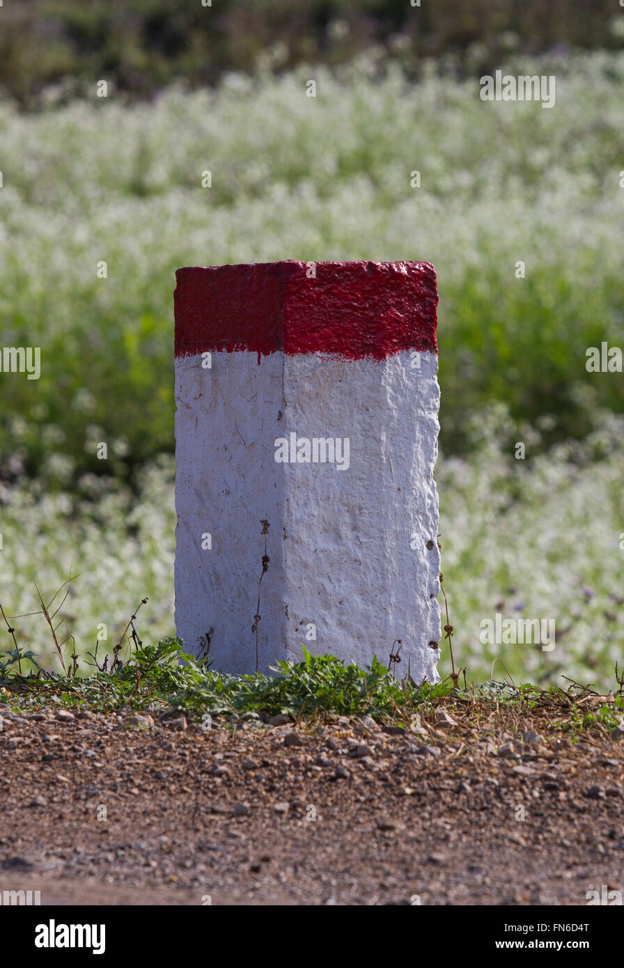 Milestone road hi-res stock photography and images - Alamy