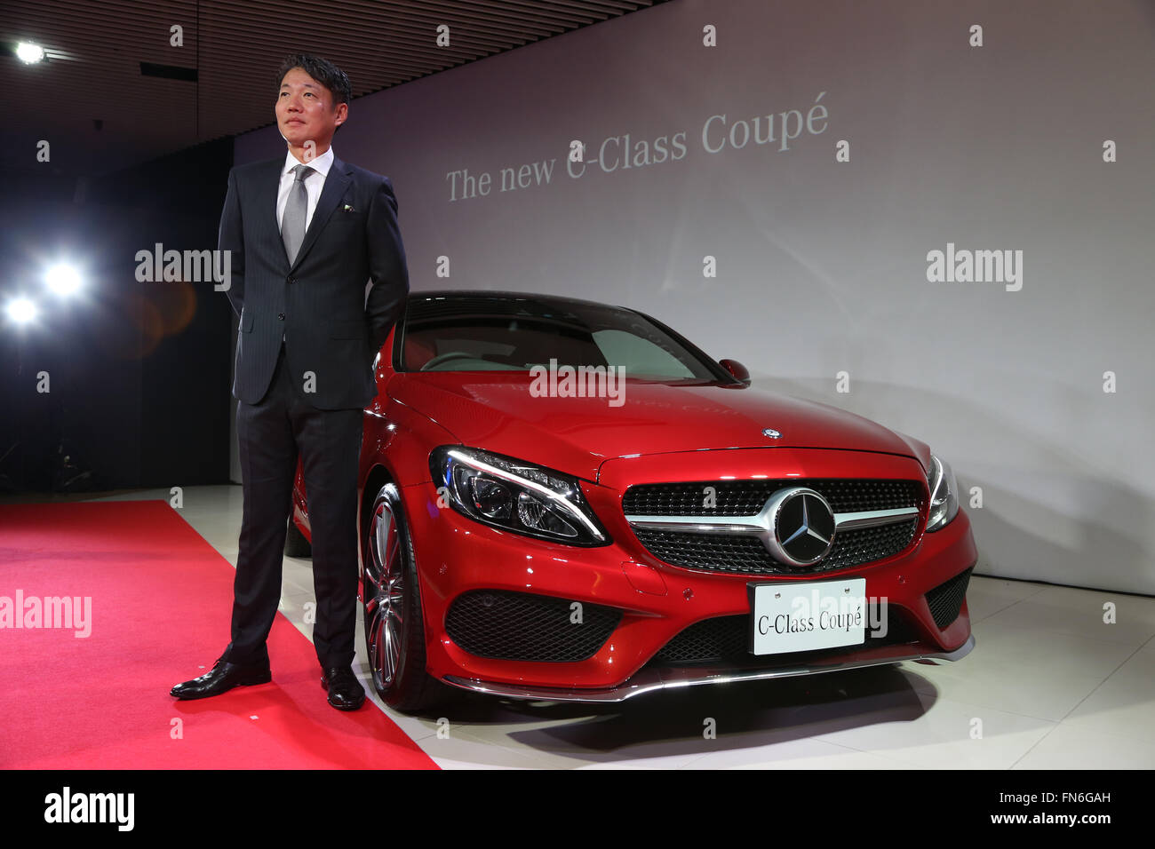 Tokyo, Japan. 14th Mar, 2016. Mercedes Benz Japan president Kintaro ...