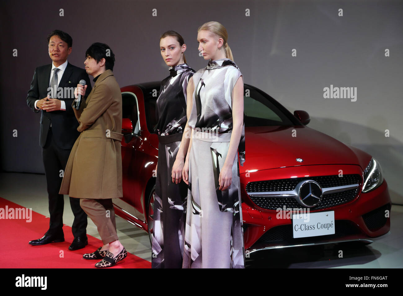 Tokyo, Japan. 14th Mar, 2016. Mercedes Benz Japan president Kintaro ...