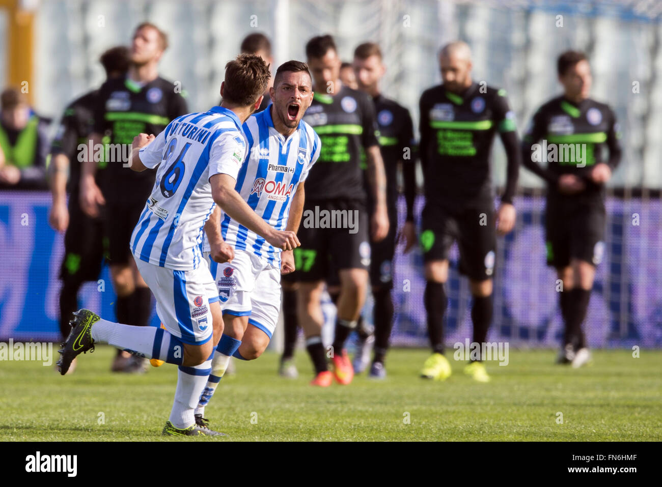 Pescara, Italy. 12th Mar, 2016. Gianluca Caprari (Pescara) Football ...