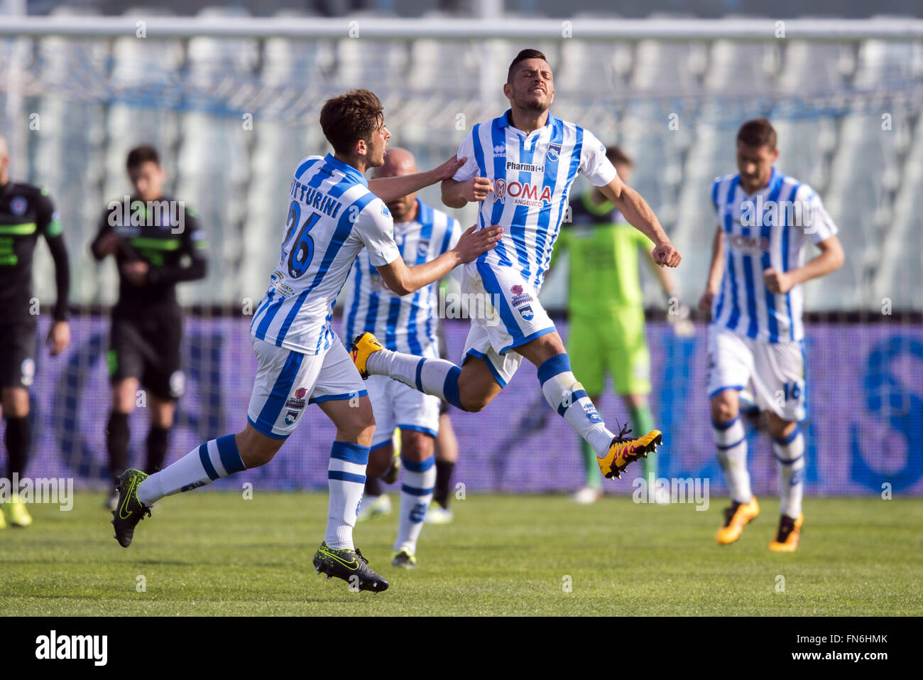 Pescara, Italy. 12th Mar, 2016. Gianluca Caprari (Pescara) Football ...
