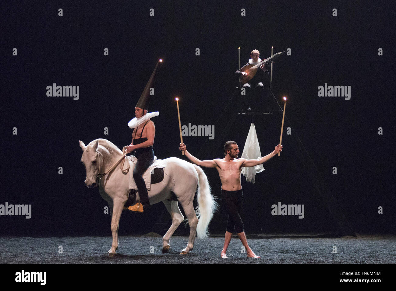 London, UK. 13 March 2016. Pictured: Bartabas and Andres Marin ...