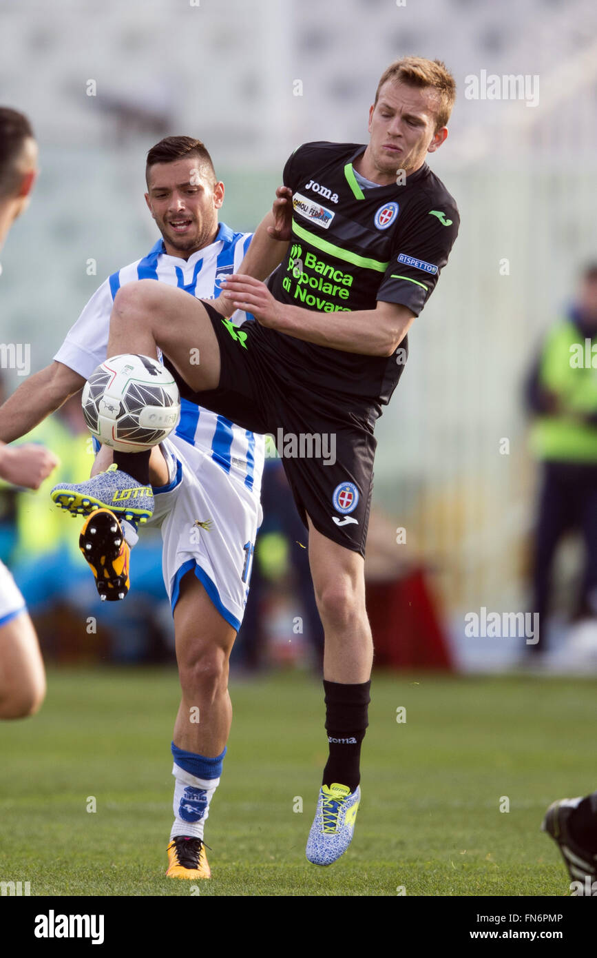 Pescara, Italy. 12th Mar, 2016. Lorenzo Dickmann (Pescara), Lorenzo ...