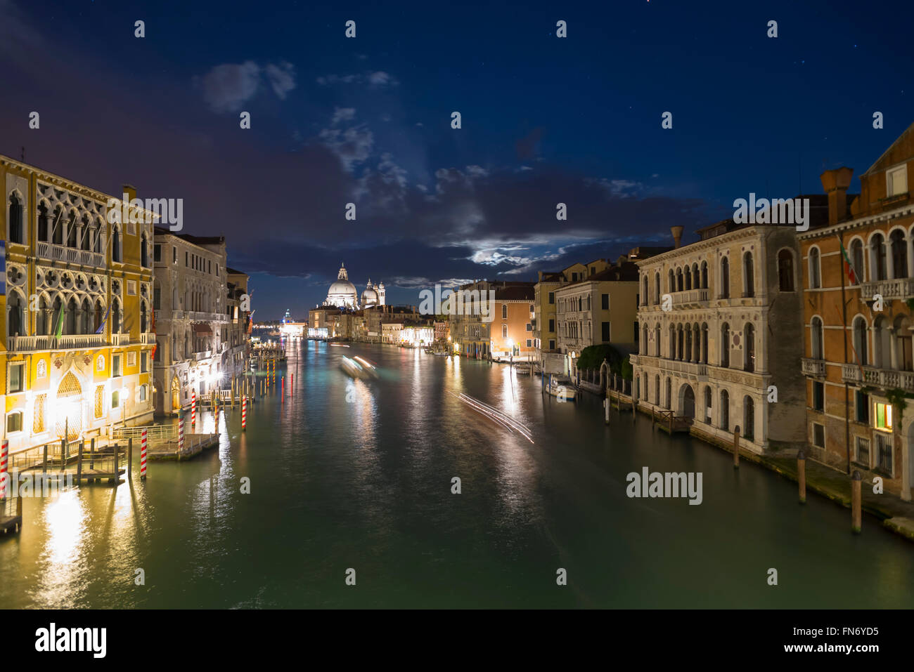 Bridge in moonlight moon over bridge hi-res stock photography and ...