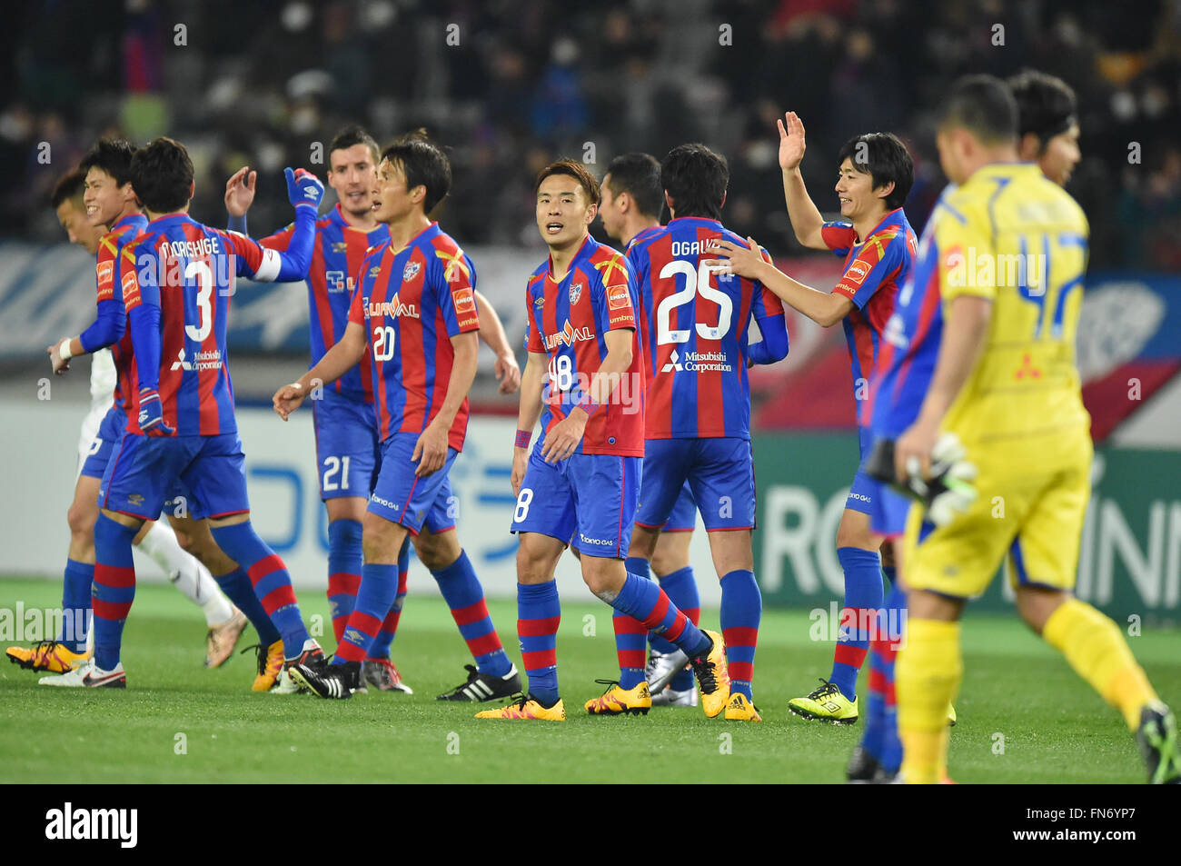 Tokyo, Japan. 11th Mar, 2016. FC Tokyo team group Football/Soccer : FC ...